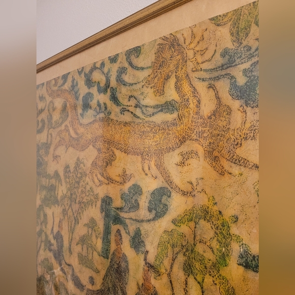 Source Unknown | Art | Rare Antique Scroll Art Chinese Stone Rub Art On ...